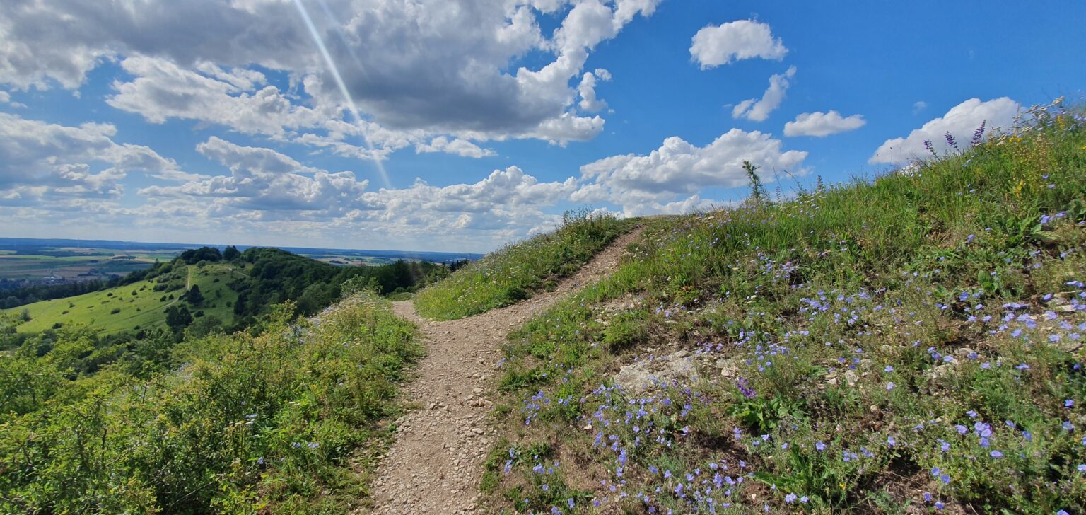 Der Hesselberg - das alpine Wanderparadies im Fränkischen Seenland ...